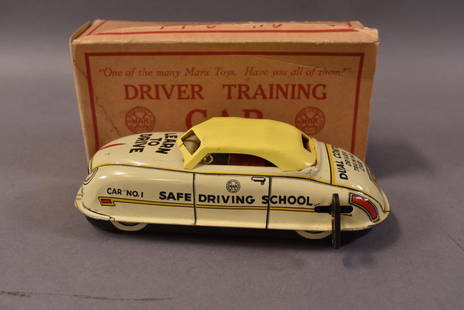 Marx Driver Training Wind Up Car