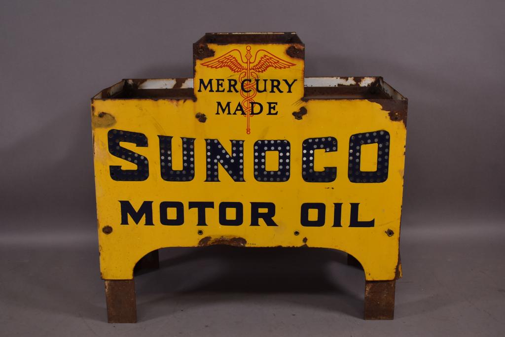 Sunoco Motor Oil Mercury Made 16-bottle Rack - Apr 17, 2021 | Redlands ...