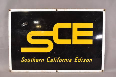Porcelain So California Edison Sign