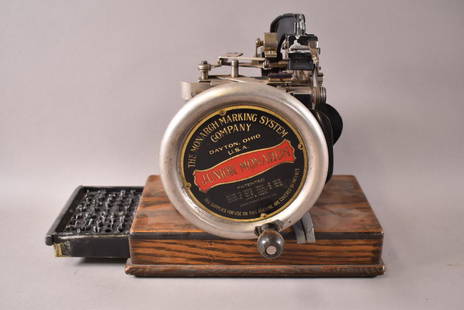 Vintage Monarch Marking System
