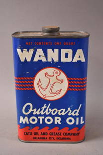 Cato Penntroleum Motor Oil Can