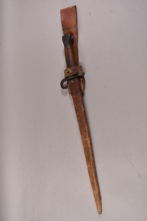 Royal Netherlands Army 1895 Bayonet With Scabbard