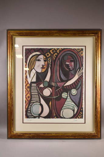 Picasso "girl Before A Mirror" Lithograph