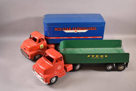Restored Dunwell Red Star Express Lines Truck