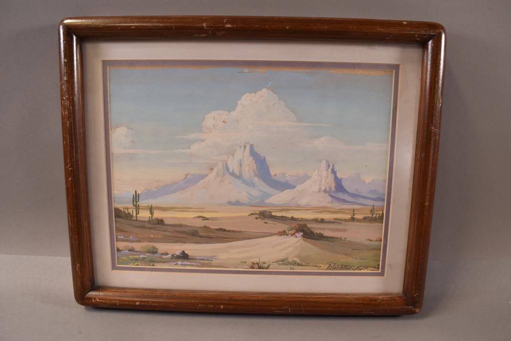 Ralph Arthur Lytle Desert Landscape Painting