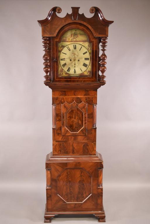 1800's Galloway Leeds Grandfather Clock