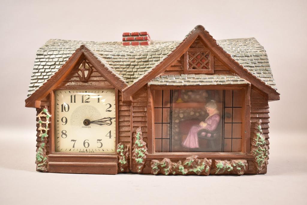 1950's Haddon "home Sweet Home" Clock