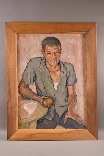 Albert Huie Portrait Painting