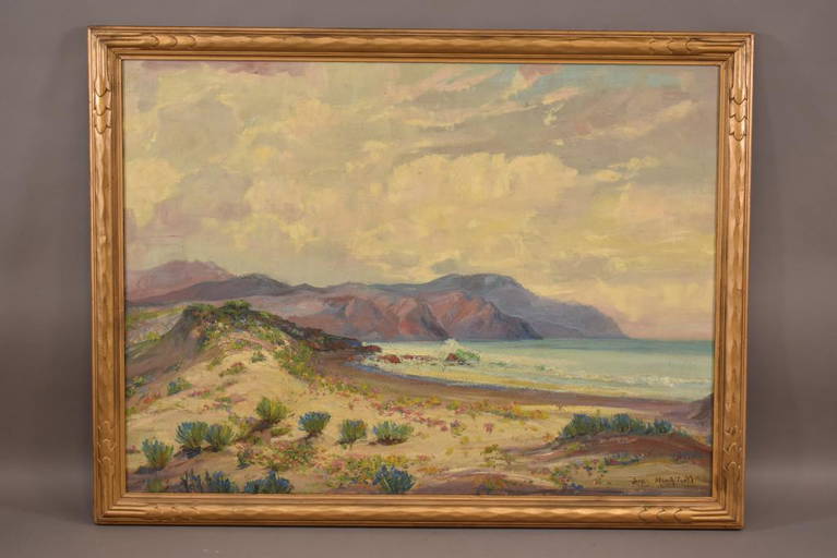 Large James Merriam Oil Painting