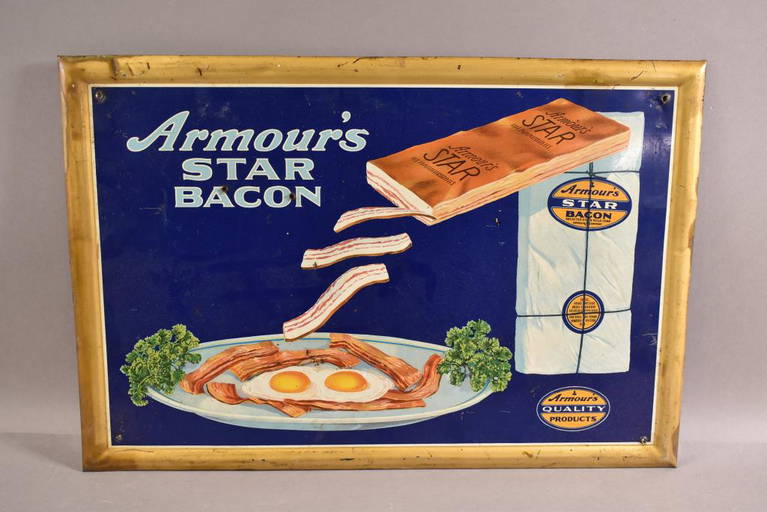 Armour's Star Bacon Sst Sign