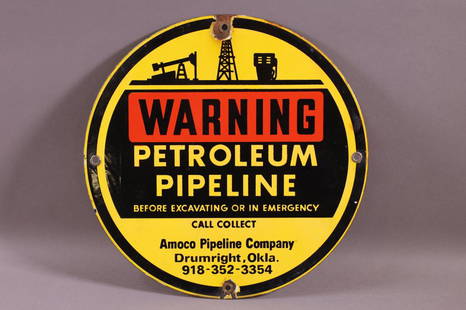 Propane Pipeline Warning Sign