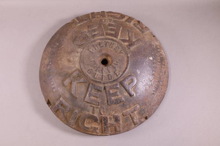 Cast Iron Aaa Stop Sign Base