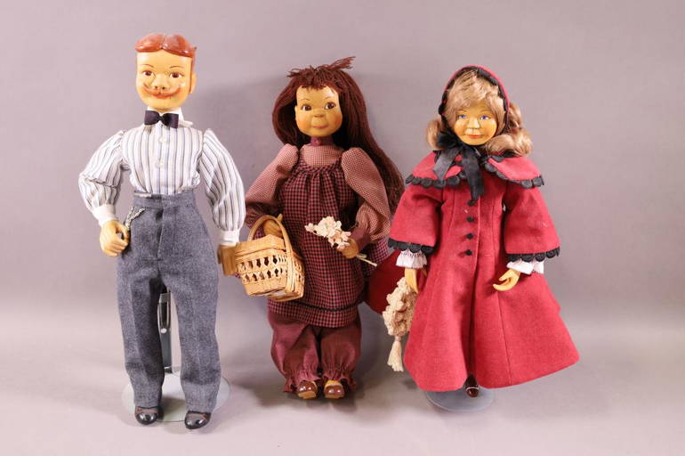 3 PATTI HALE DOLLS (#0062) on Feb 23, 2022 | Redlands Antique Auction in CA