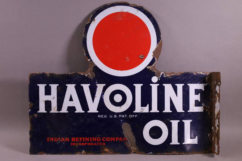 Havoline Oil Dsp Flange Sign