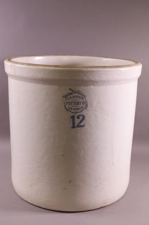 12 Gallon Bauer Crock