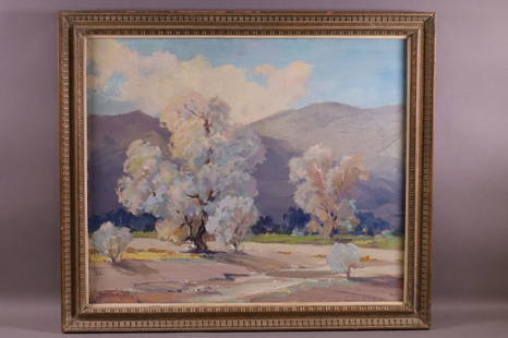 M. Schumacher Desert Landscape Painting