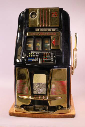 Mills 25 Cent Black Beauty Slot Machine