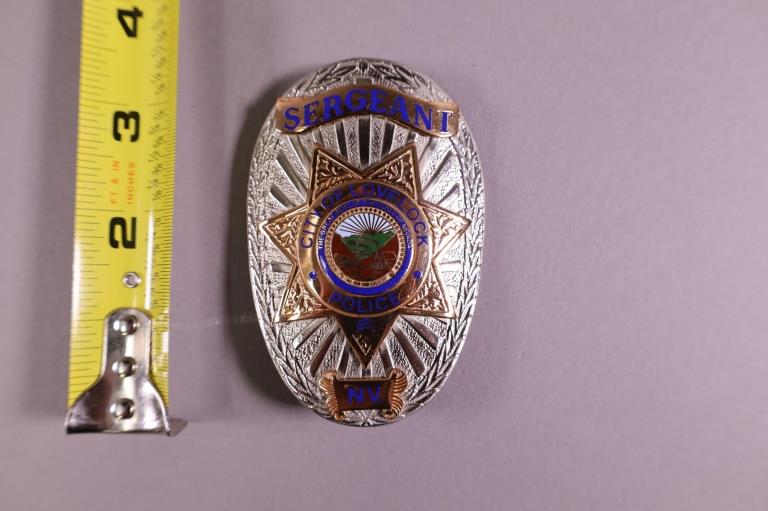 OBSOLETE SERGEANT LOVELOCK POLICE BADGE (#0061) on Sep 12, 2022 ...