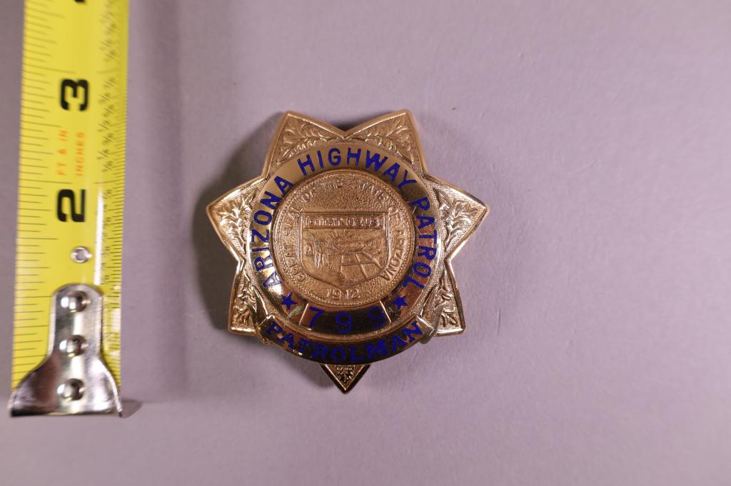 Obsolete Arizona Highway Patrol Badge