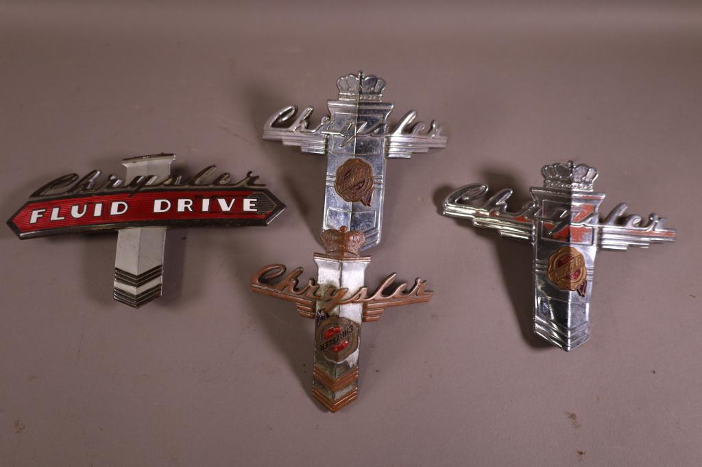 Vintage Chrysler Car Emblem
