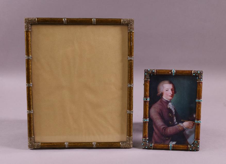 Two Jay Strongwater Picture Frames