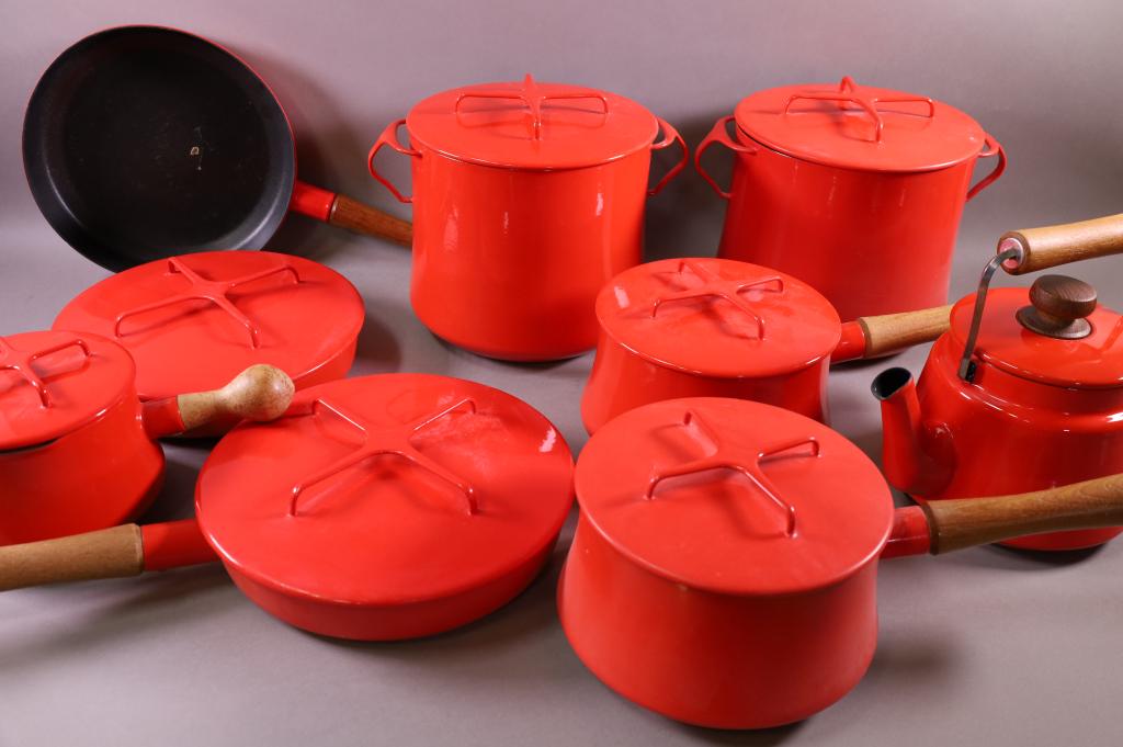 Nine Pieces Of Dansk Cookware