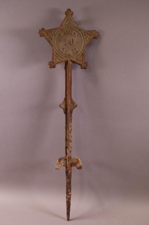 Civil War Gar Grave Marker