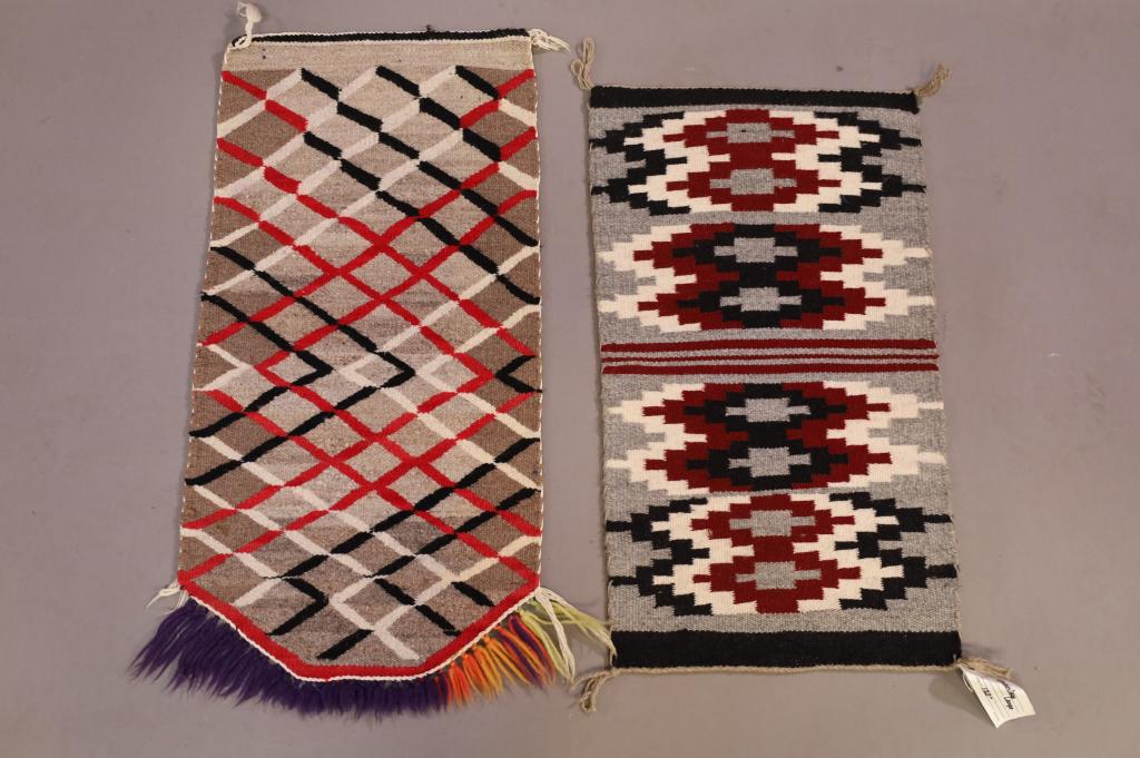 Two Small Native American Weavings Auction