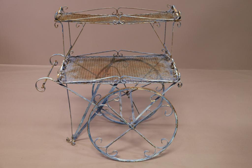 Iron Garden Cart Auction