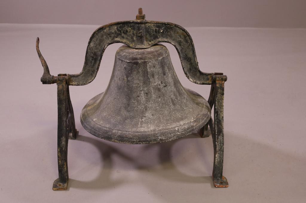 Large Cast Iron Bell Auction