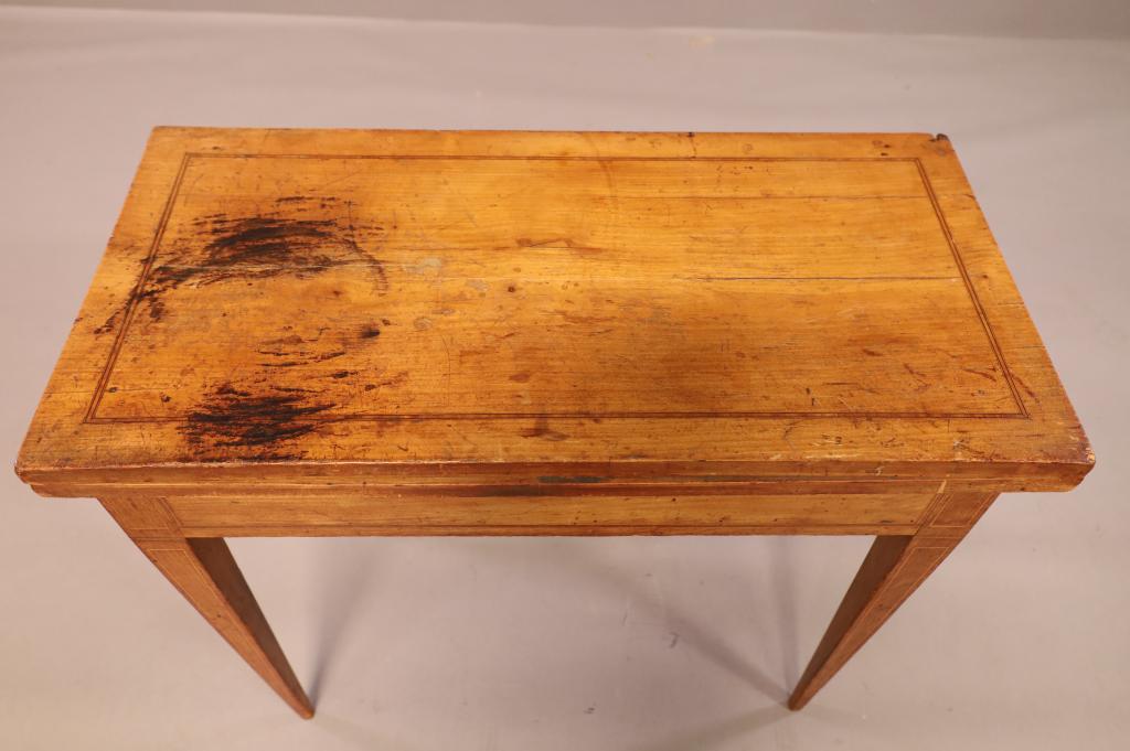 Antique French Flip Top Game Table