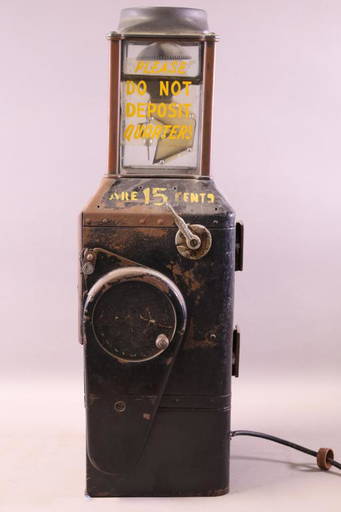 Antique Trolley Or Bus Fare Box