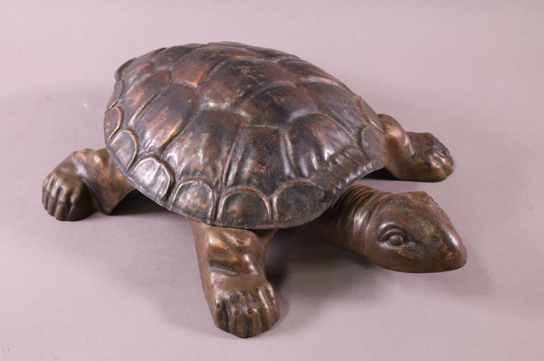 Antique Turtle Spittoon