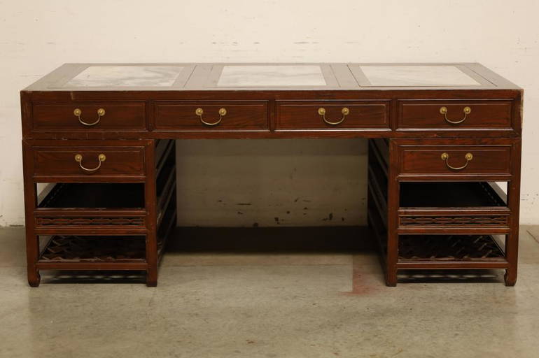 Large Chinese Executive Desk