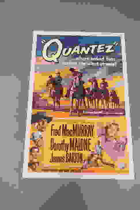Quantez Movie Poster Auction