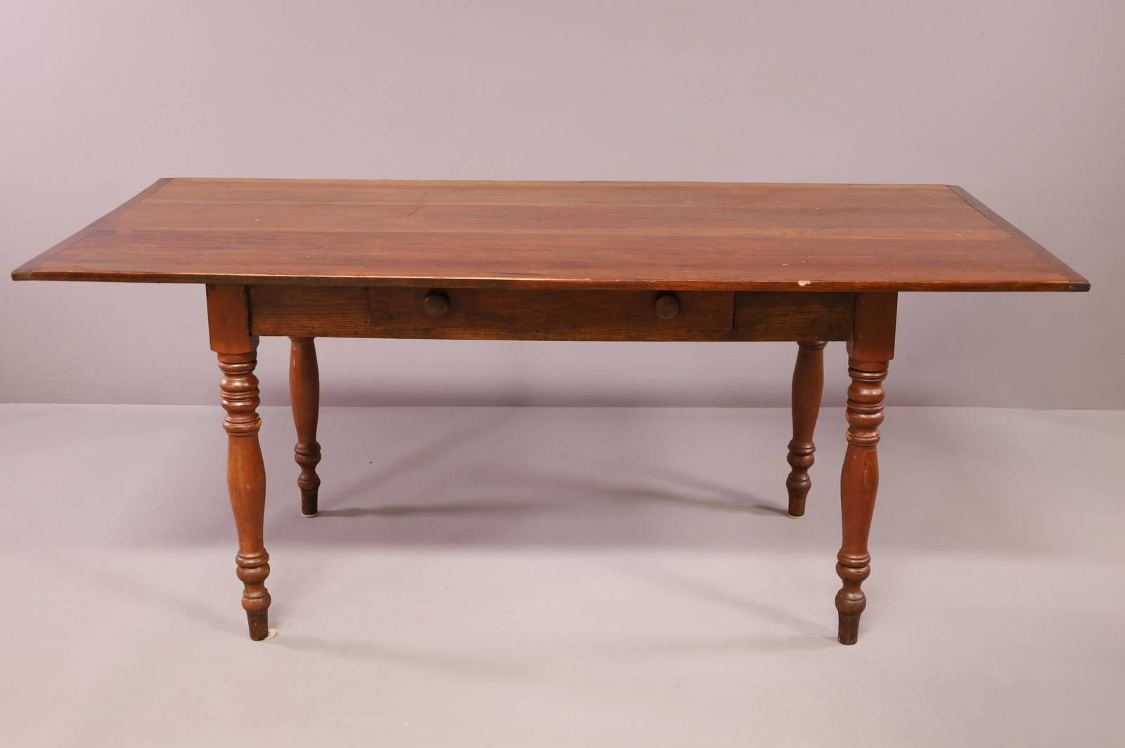 Primitive Harvest Table Auction