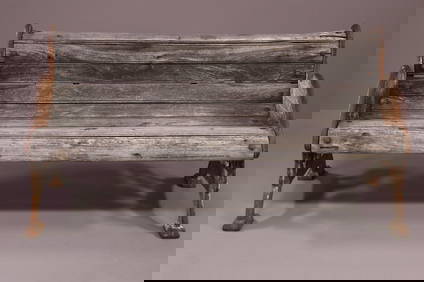 Antique Quaker Or Shaker Meeting House Bench