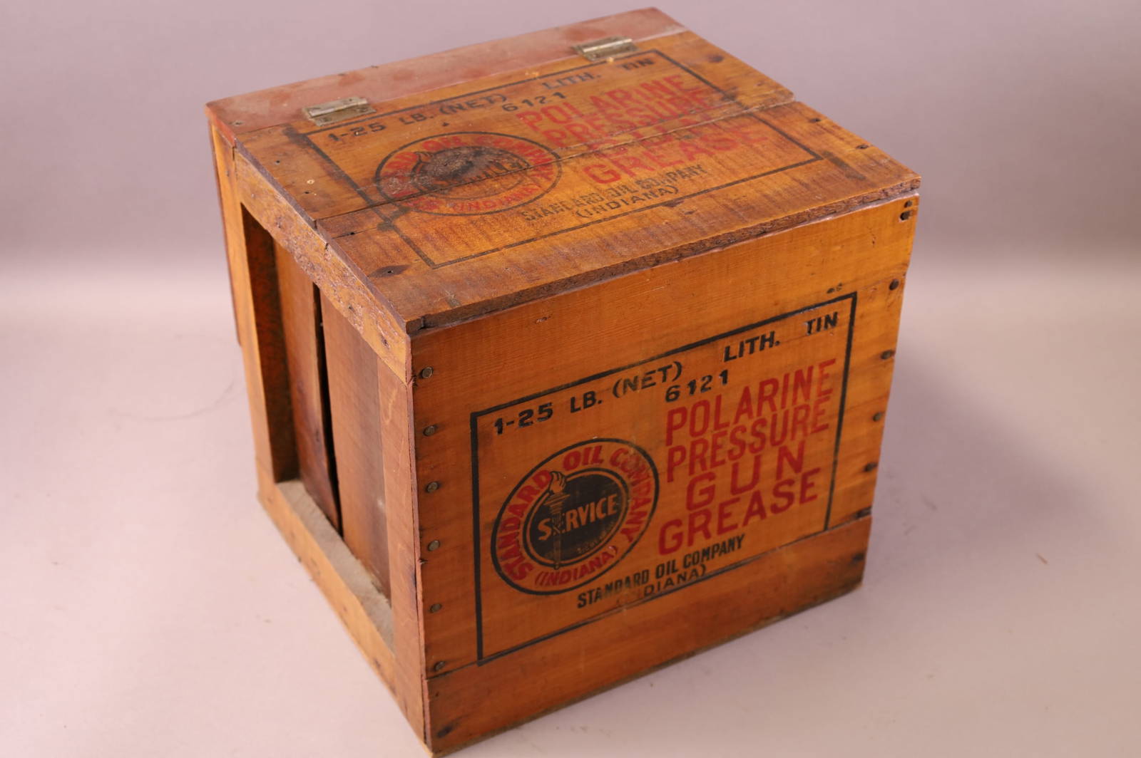 Polarine Pressure Gun Grease Crate Auction