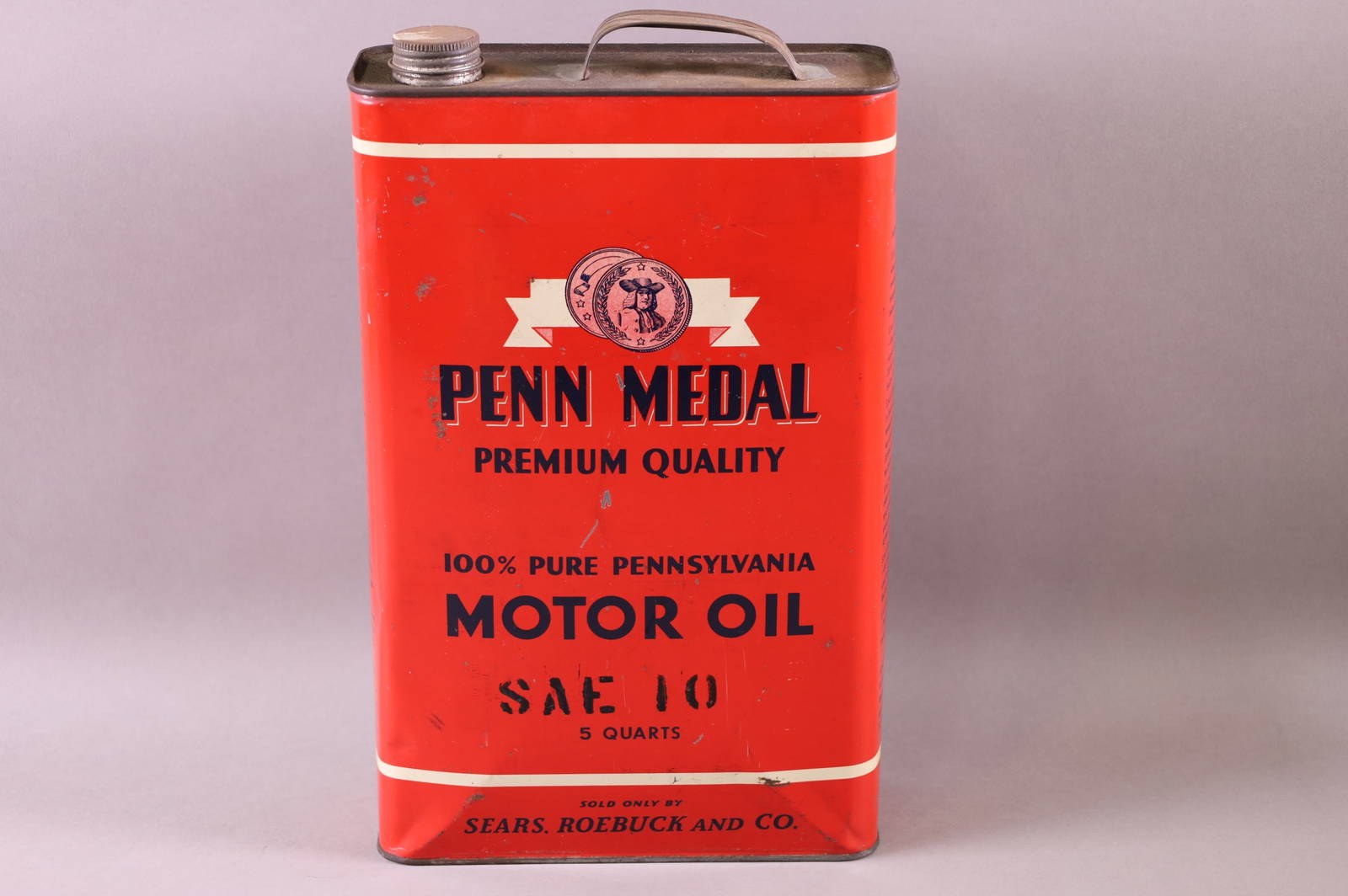 Penn Medal Oil Can Auction