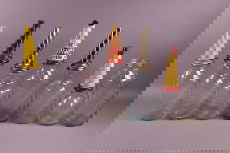 1933 Shell Quart Oil Bottles