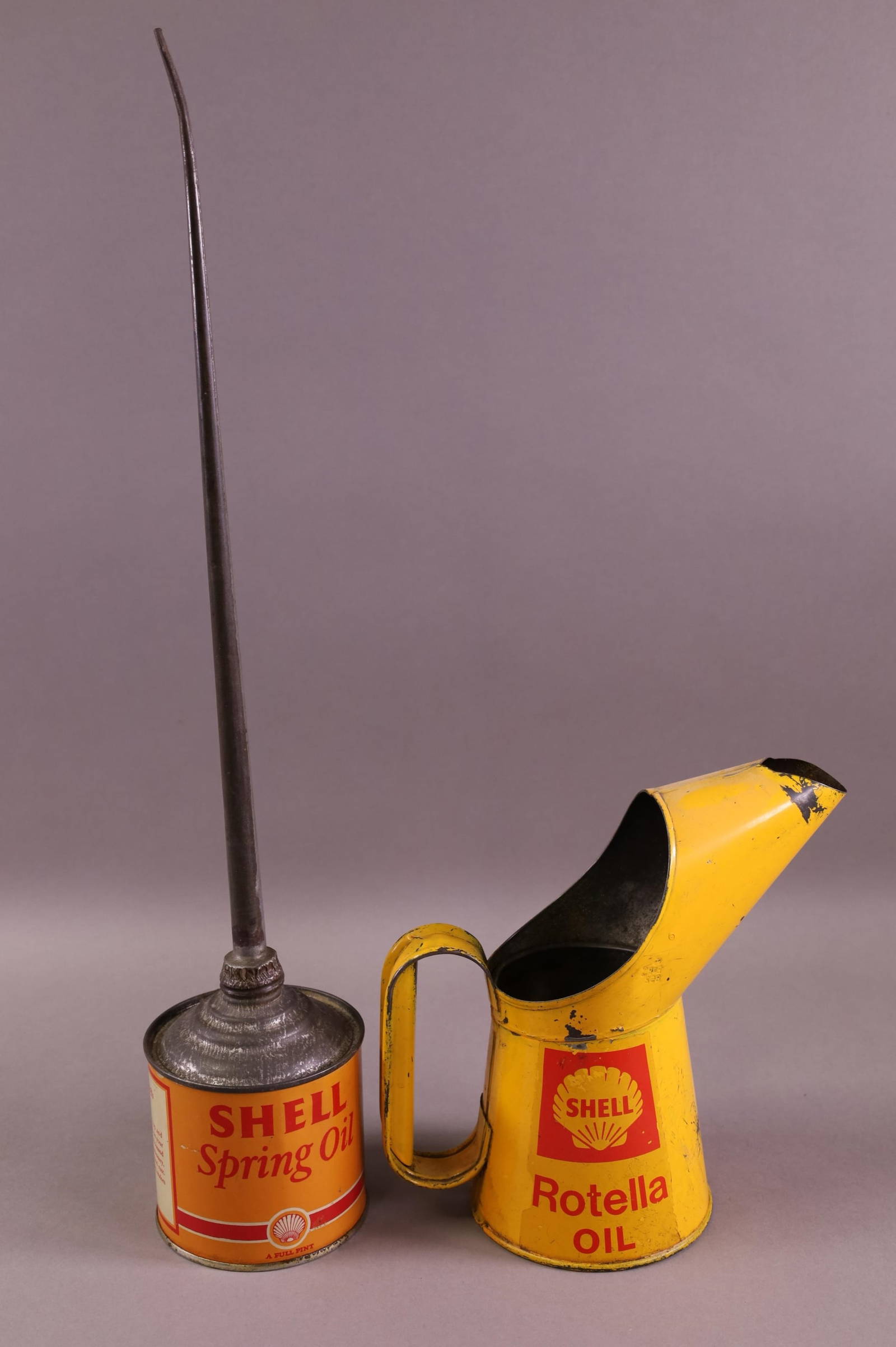 Shell Oil Can & Pitcher Auction