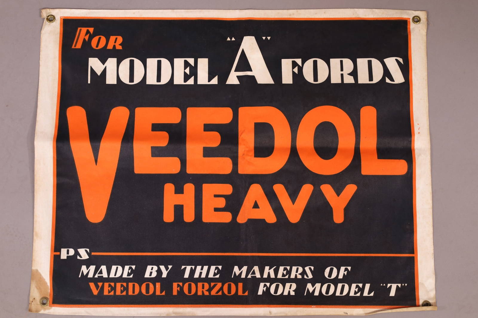 Veedol Heavy Banner Auction