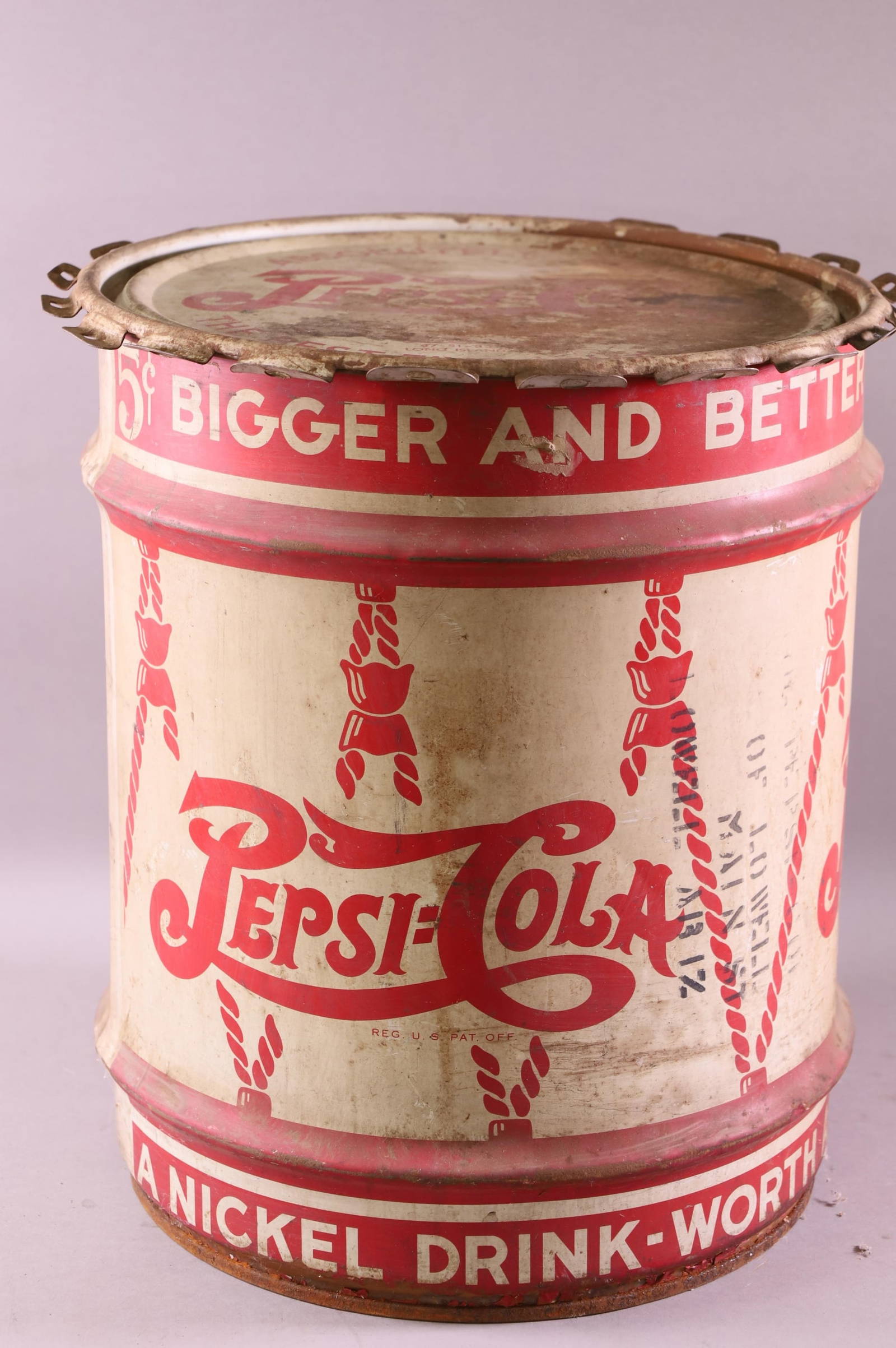 Pepsi Cola Barrel Auction