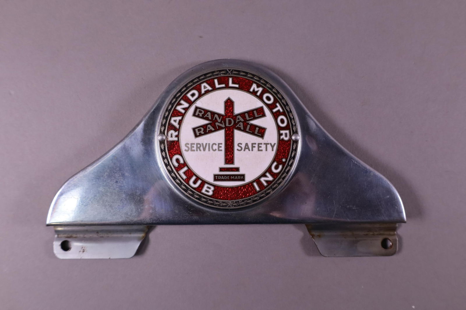 Randall Motor Club License Plate Topper