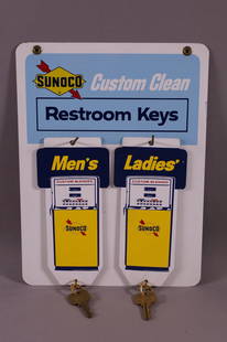 Mobilgas Rest Room Pledge Porcelain Sign (tac) Auction