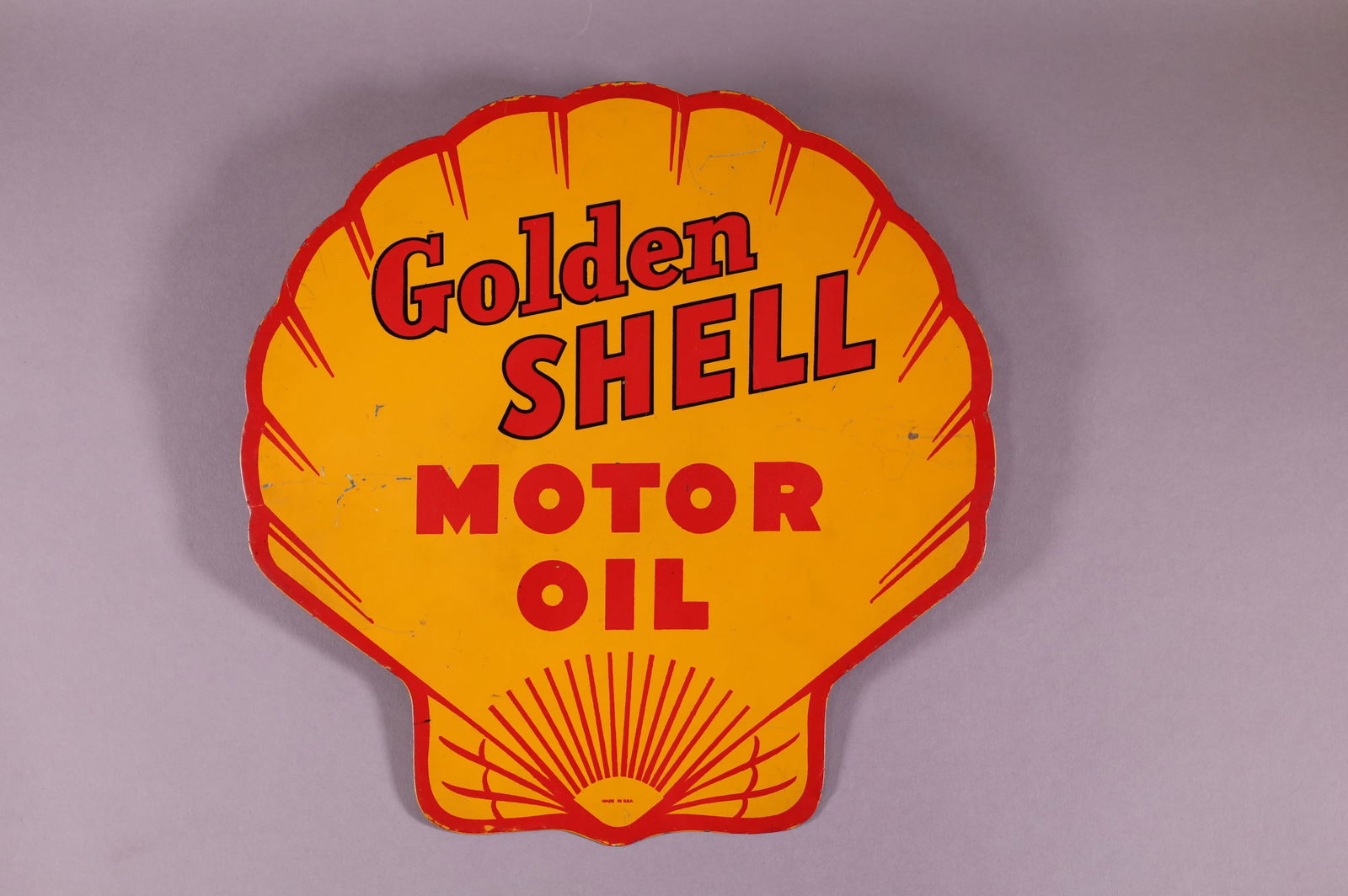 Golden Shell Motor Oil Metal Sign (tac) Auction