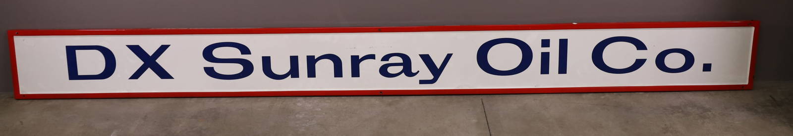D X Sunray Oil Co. Porcelain Sign (tac)