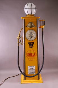 Toy Clock Face Gas Pump Auction