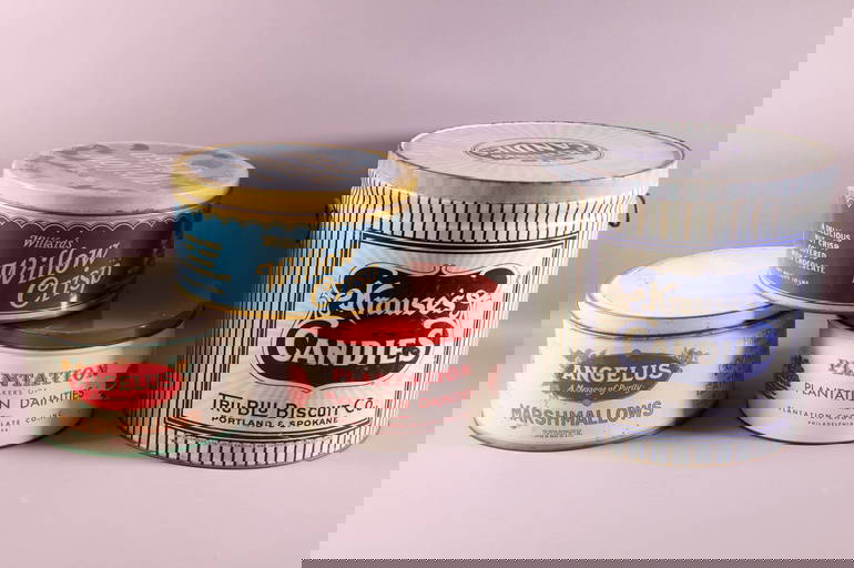 Four Candies Tins