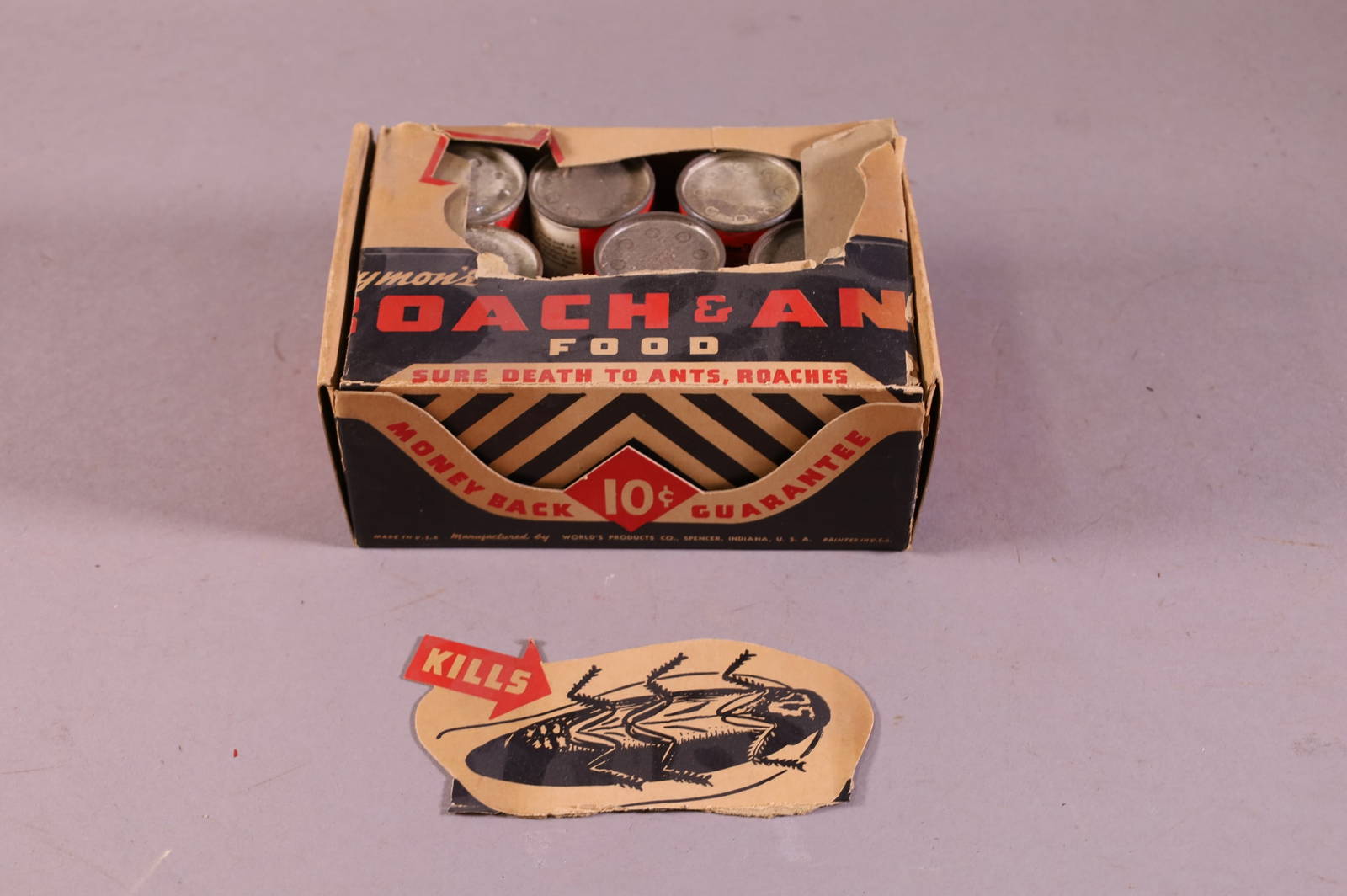 Laymon's Roach And Ant Dust Display Auction